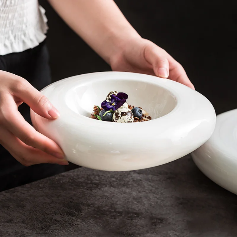 High End Hotel Restaurant Ceramic Cold Plate, Double Layer Insulation ...