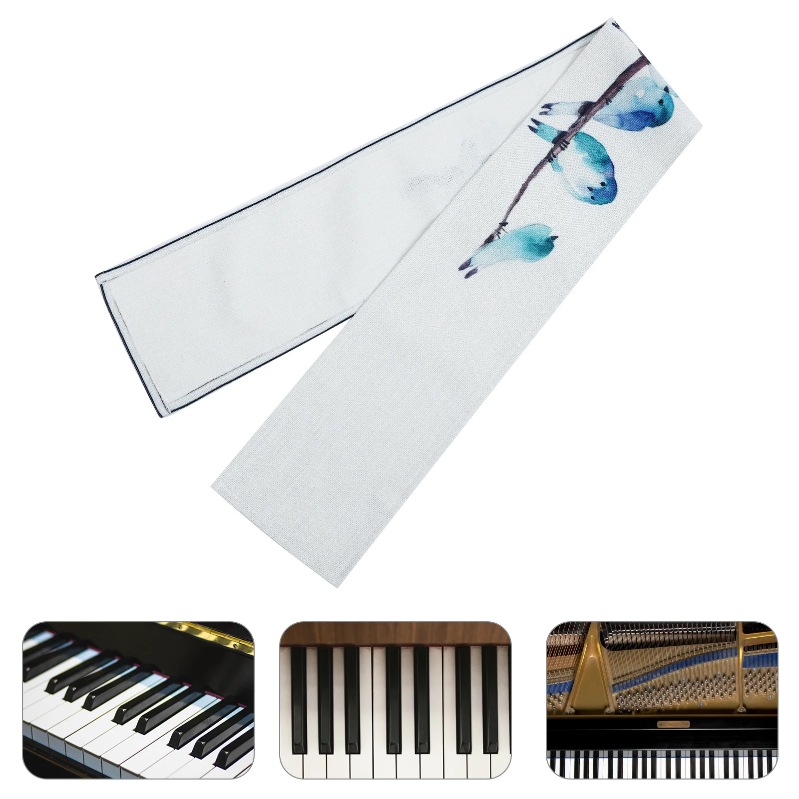 Piano-Keyboard-Cover-Cloth-Anti-Fabric-Key-Digital-Cleaning-Linen-Case ...