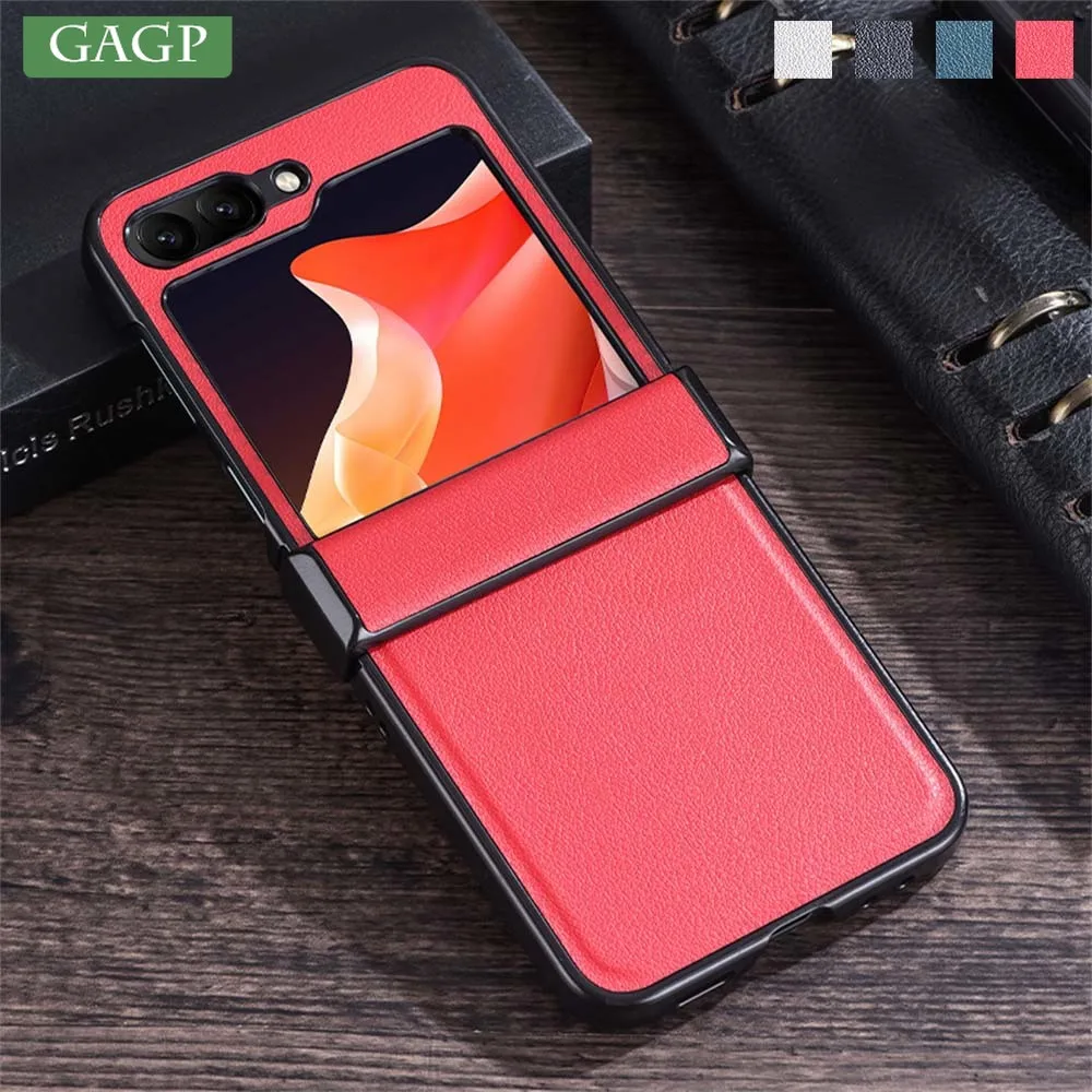 Luxury-PU-Leather-Folding-Phone-Case-For-Samsung-Galaxy-Z-Flip-3-4-5 ...