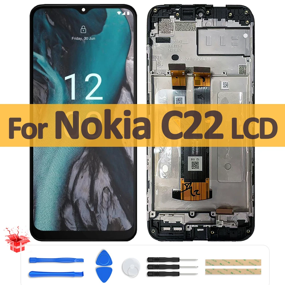 6-5-Original-LCD-For-Nokia-C22-LCD-Display-Touch-Screen-Panel-Digiziter ...