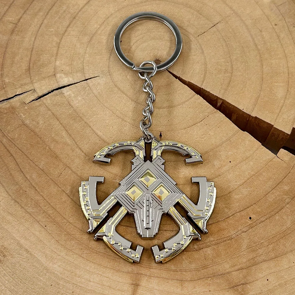 3D Nomai Mask Keyring Adventure Game Outer Wilds Keychain Peripheral ...