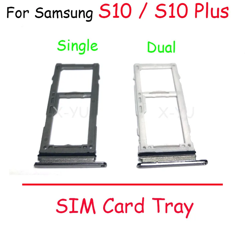 10PCS-For-Samsung-Galaxy-S10E-S10-S10-Plus-S10-SIM-Card-Tray-Holder ...