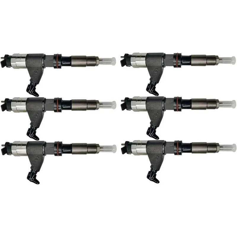 6PCS 095000-6320 SE501928 DZ100211 Fuel Injector For John Deere 4045 4 ...