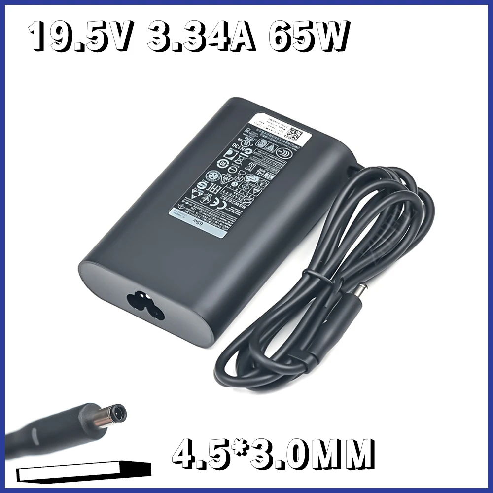 19.5V 3.34A 65W 4.5*3.0MM Laptop Ac Adapter Charger For Dell Inspiron ...