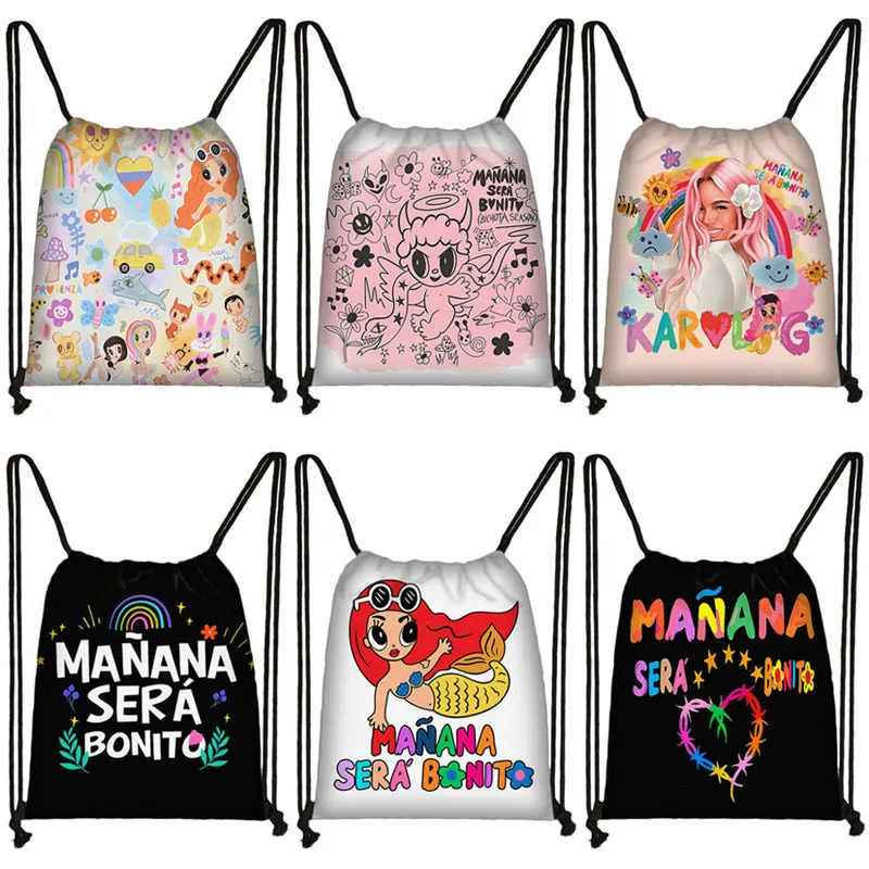 Manana-Sera-Bonito-Backpacks-Karol-G-Merch-Music-Drawstring-Bag-Tomorrow-Will-Be-Nice-Storage ...