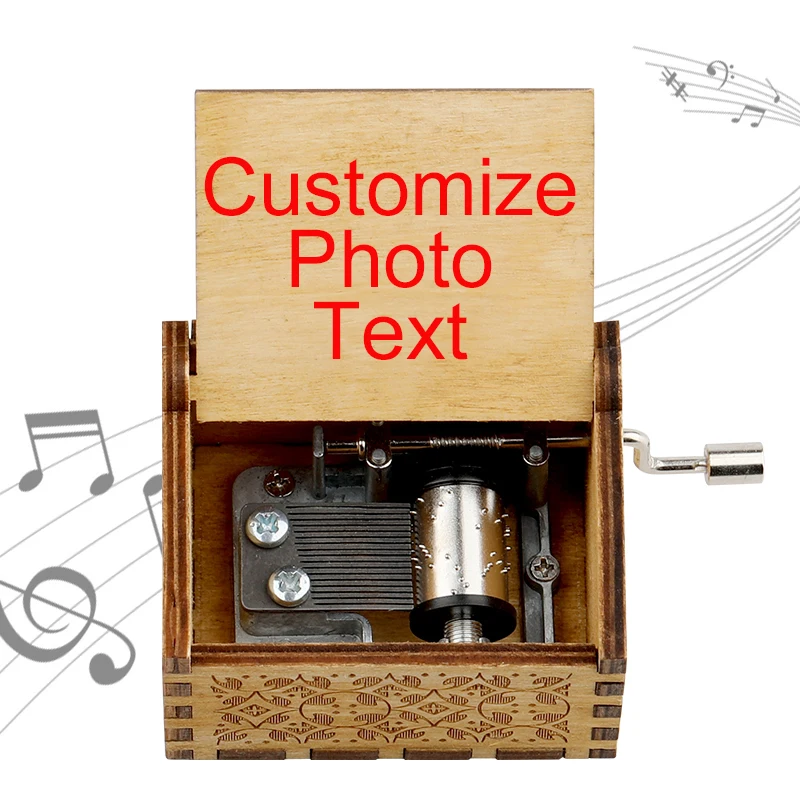 VIP-Custom-Printing-Music-Box-Wooden-Wind-Up-Photo-Text-Music-Box-Leave ...