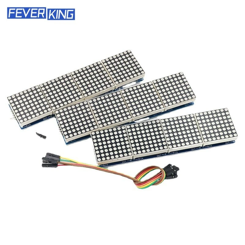 Max7219 Dot Matrix Module Microcontroller Module Diy Kit Mcu Led Display Control Module Kit