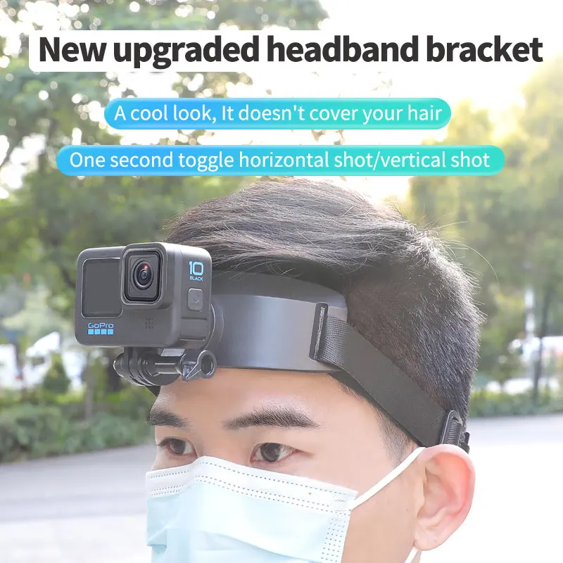 Head Strap For Gopro Hero 11 10 9 8 7 Accessories Head Belt Strap Mount ...