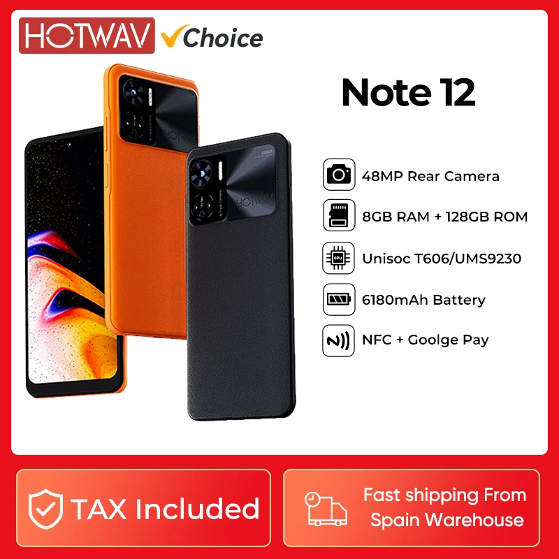 Hotwav-Note-12-Smartphone-6-8-HD-Android-13-8GB-128GB-Octa-Core-Handy ...