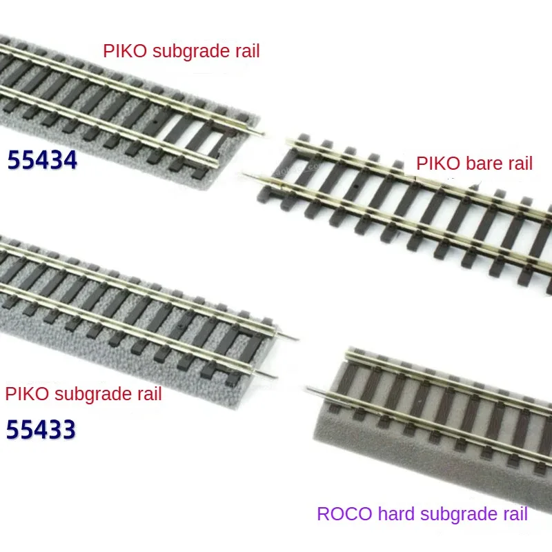 PIKO-Train-Model-Track-HO-Adapter-Rail-55433-Adapter-Hard-Rail-55434 ...
