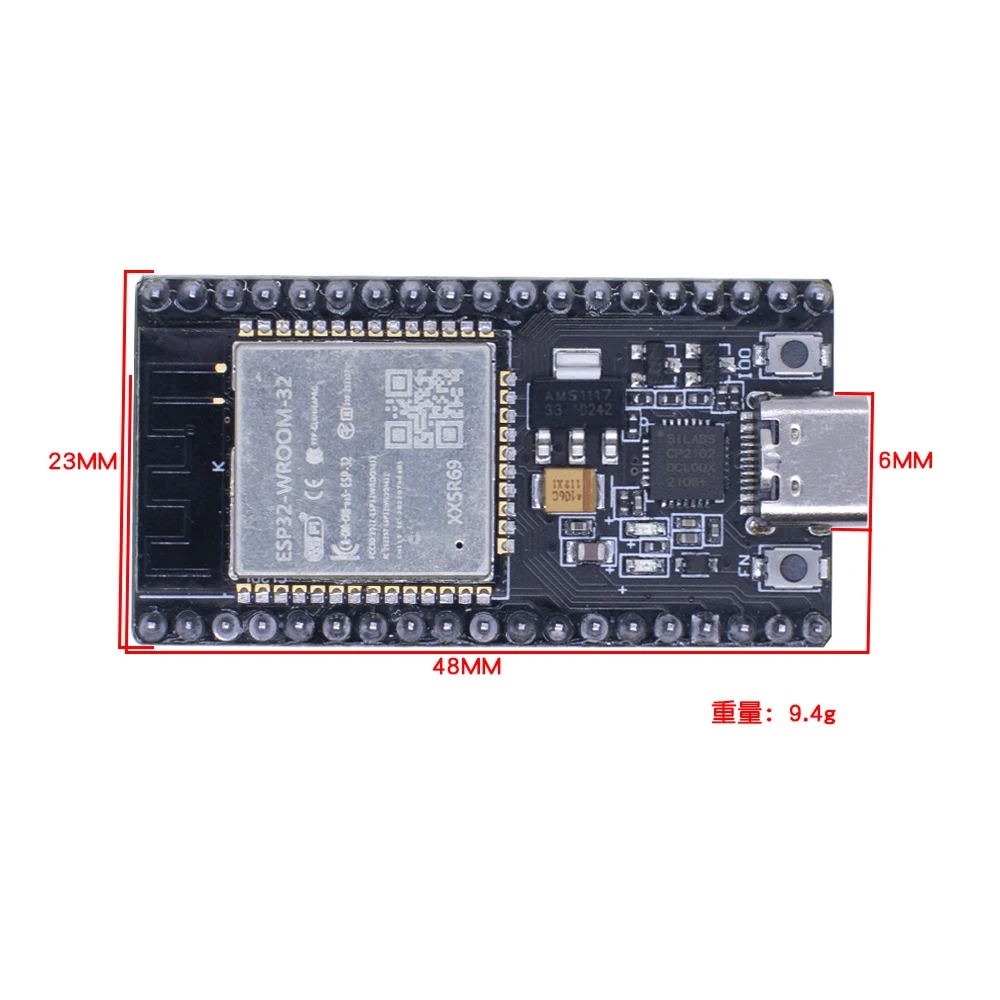 Placa De Desenvolvimento Sem Fio Nodemcu32s Lua Wifi Iot Esp32s Esp32-wroom-32 Dual-core Módulo ...