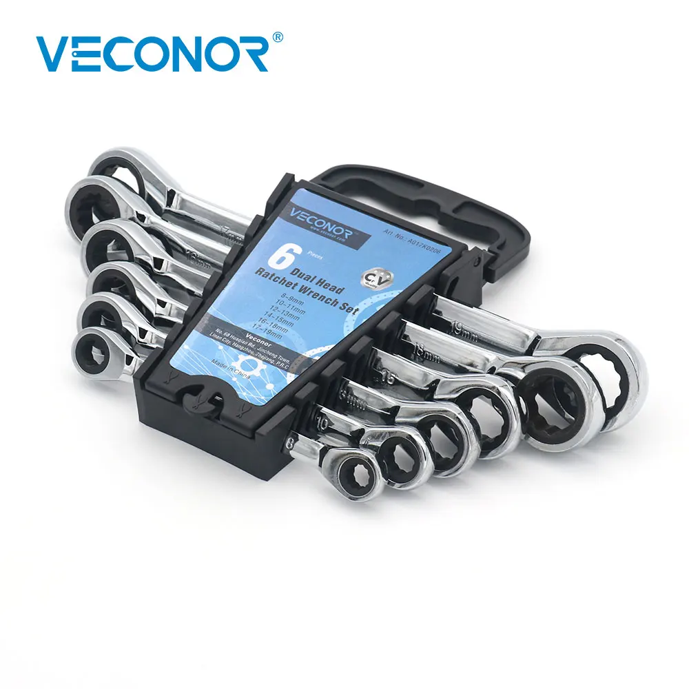 6Pcs-Ratchet-Wrench-of-Keys-Set-Dual-Ratcheting-Spanner-8-19mm-72T ...