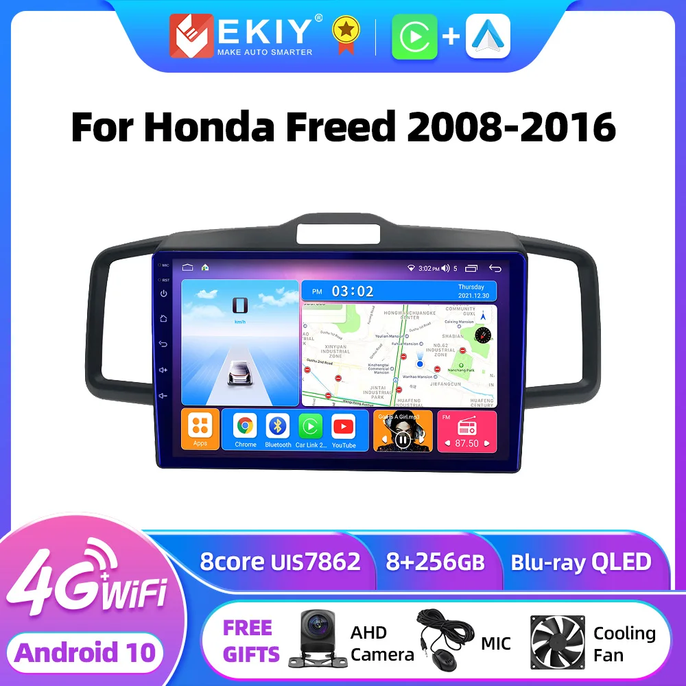 EKIY-T7-Android-10-0-For-Honda-Freed-2008-2016-Car-Radio-Multimedia ...