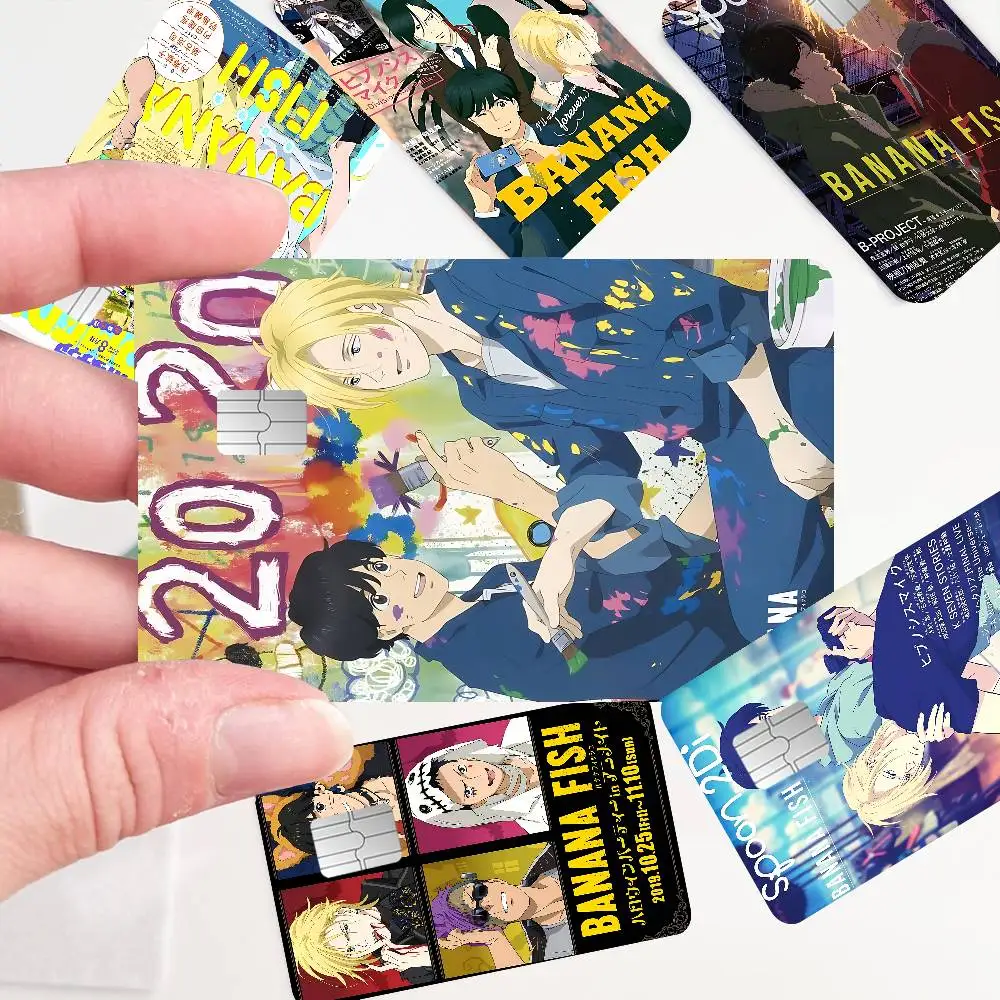 Anime Banana Fish Poker Sticker Film Tape Skin For Credit Card Debit ...