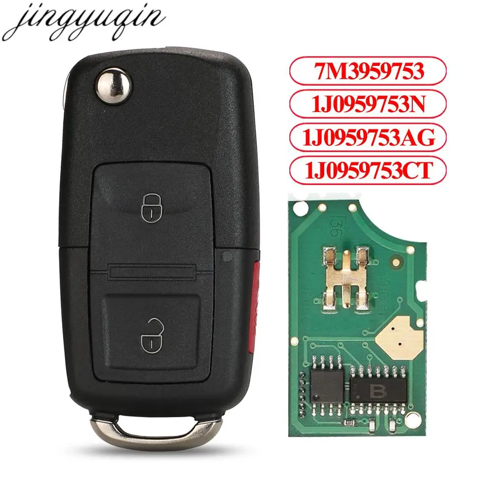 Jingyuqin 1J0959753N/AG/CT/DJ 7M3959753 433MHZ ID48 For Volkswagen VW ...