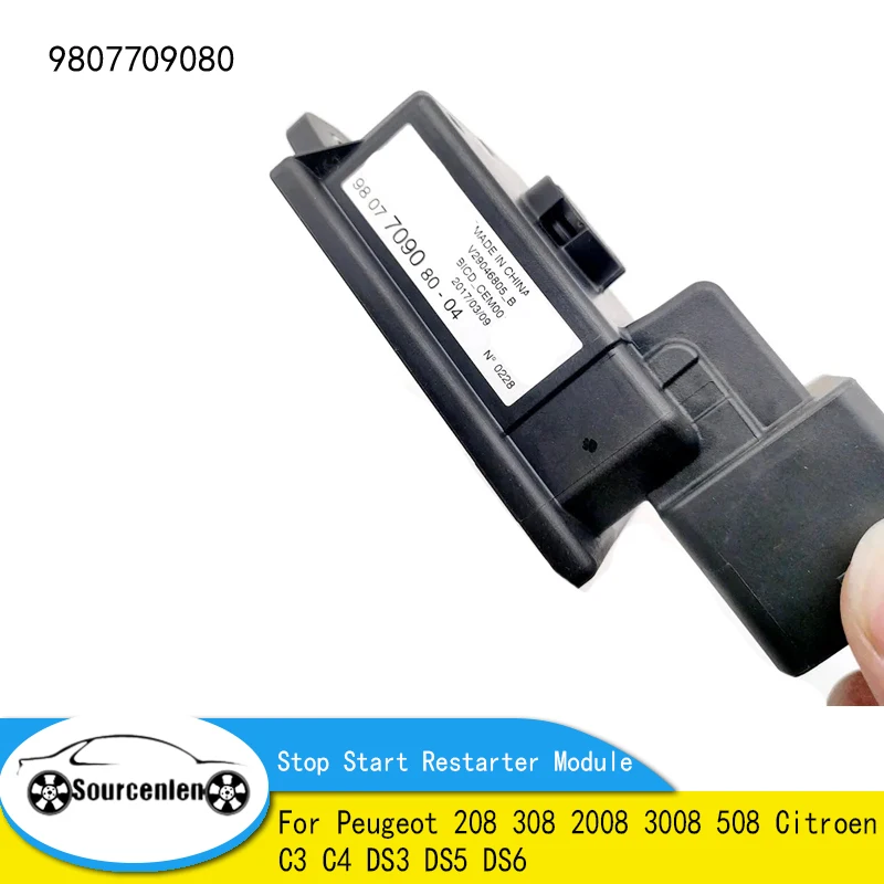 New-Genuine-Stop-Start-Restarter-Module-9807709080-For-Peugeot-208-308 ...