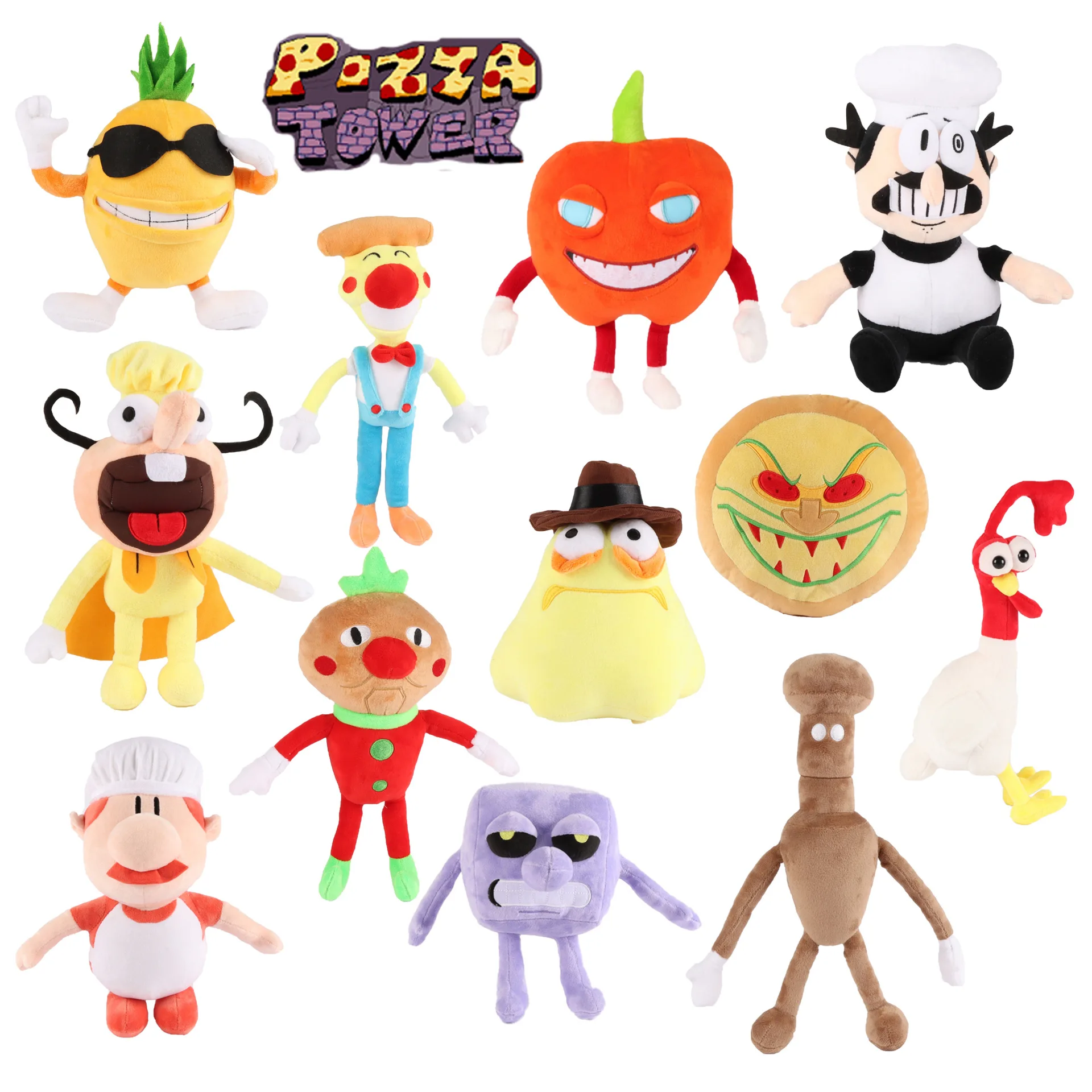 2023-Pizza-Tower-Peppino-Plush-Toys-Cute-Soft-Gustavo-The-Noise ...