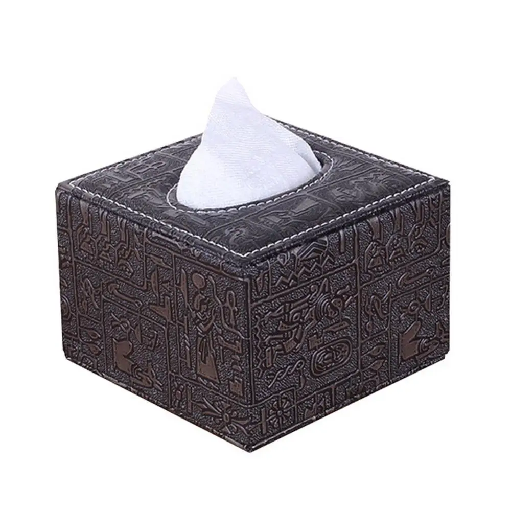 Box Cover Paper Napkin Holder Case Room Car Hotel Tissue Holder ...