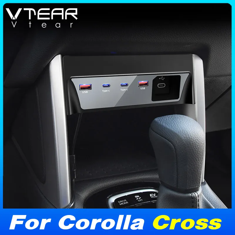 For-Toyota-Corolla-Cross-2021-2024-USB-Type-C-Splitter-adapter-Fast ...