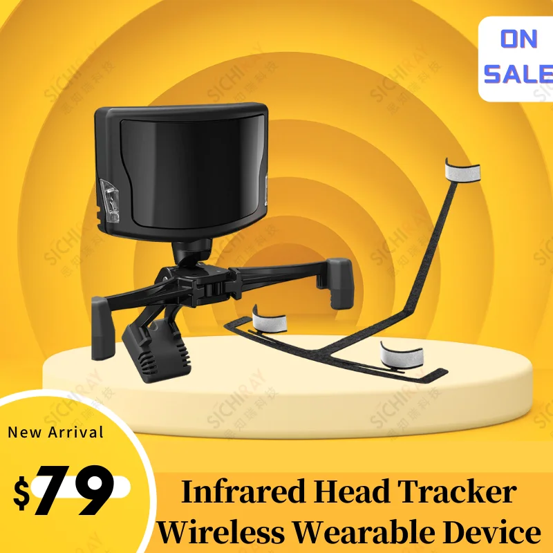 Head Tracker Wireless Wearable Device Infrared Tracking For Flight And ...