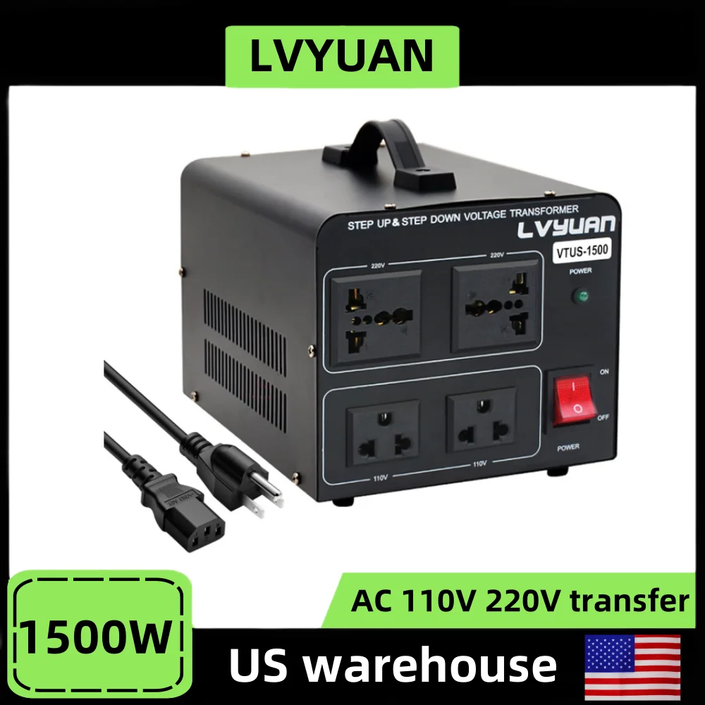 1500W-Voltage-Transformer-AC110V-AC220V-Changer-Raise-Lower-Voltage ...