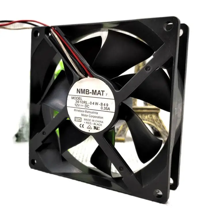 92mm-90mm-12V-Fan-For-NMB-3610RL-04W-B49-9025-0-35A-9CM-Computer-CPU ...