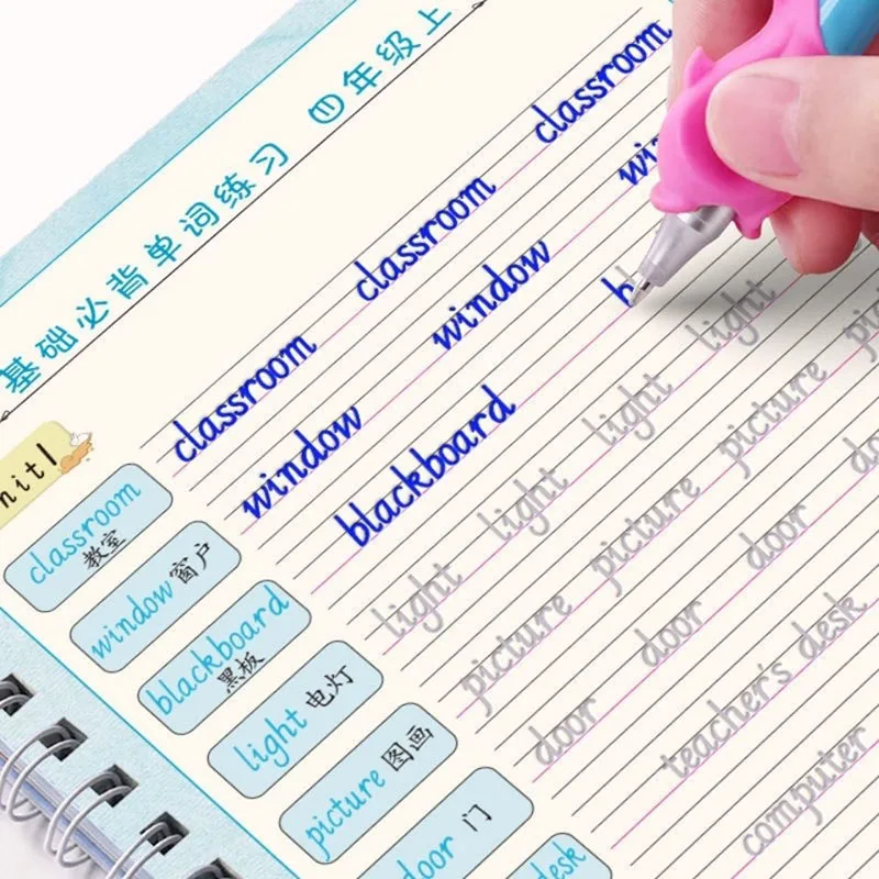 Grade 3 Textbook Synchronization Children's English Practice Wordbook ...