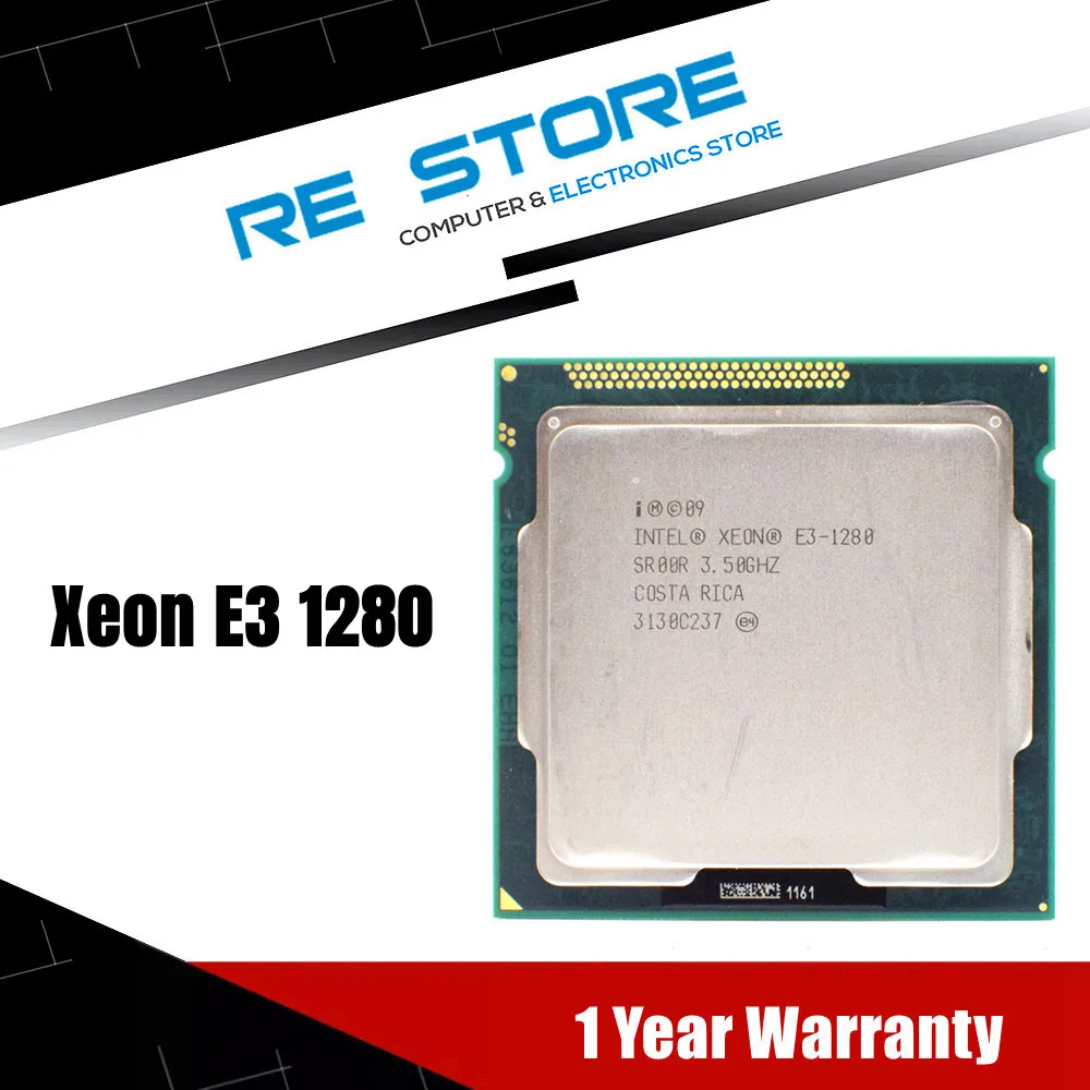 Processeur Intel Xeon E3 1280, 3.5ghz, Lga 1155, 8 Mo, Quad Core, Sr00r ...
