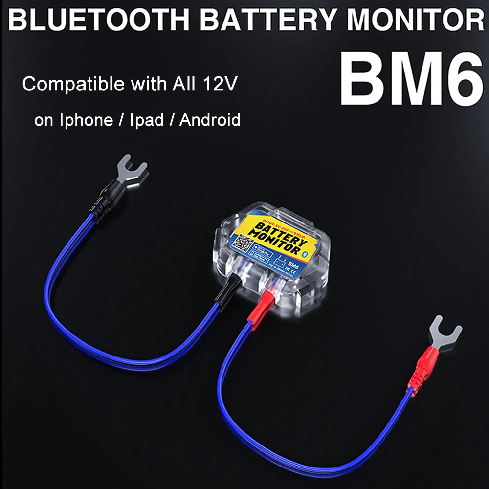 QUICKLYNKS BM6 Bluetooth 4.0 12V Battery Monitory Car Battery Health ...