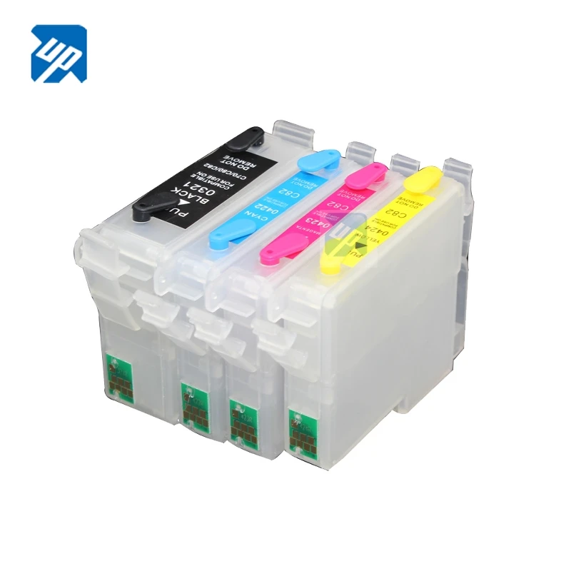 refillable ink Cartridge for epson C70 CX5400 C82 CX5100 CX5200 CX5300 ...