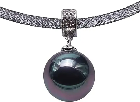 Favorite-Pearl-Jewelry-Women-Pendant-Necklace-South-Sea-Shell-Black ...