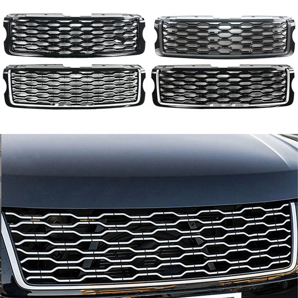 Car-Front-Bumper-Upper-Mesh-Grille-Facelift-For-Land-Rover-Range-Rover ...