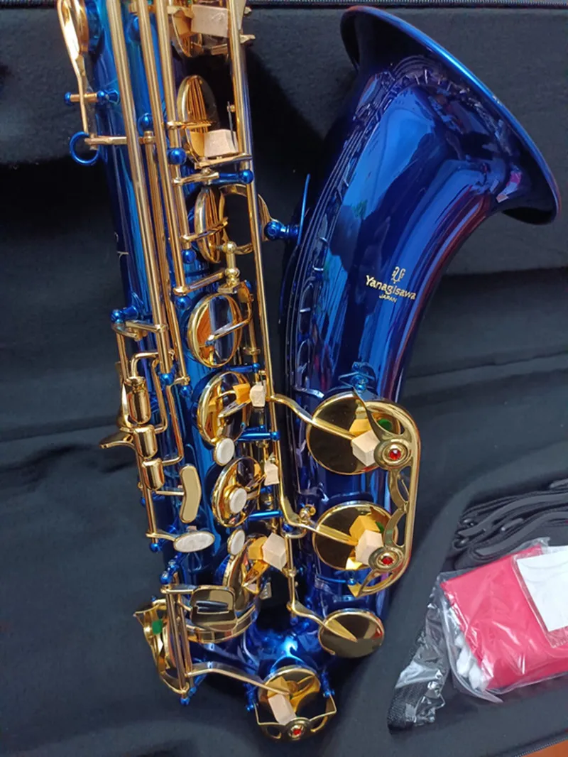 Blue Tenor Saxophone