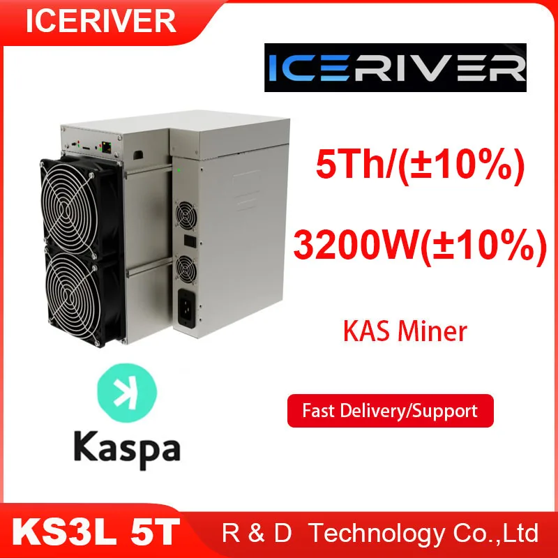 NEW Original Ice River KS3L 5Th/S 1200W KAS Miner Kaspa Mining with ...