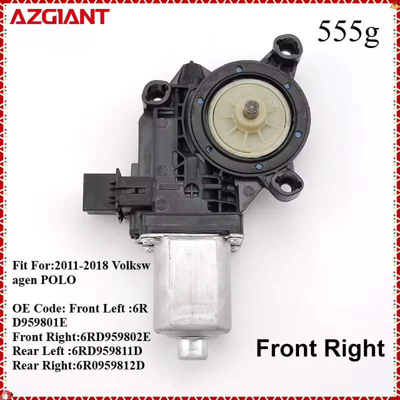 For 2011-2018 Volkswagen POLO Electric Window Lifter Regulator Motor ...