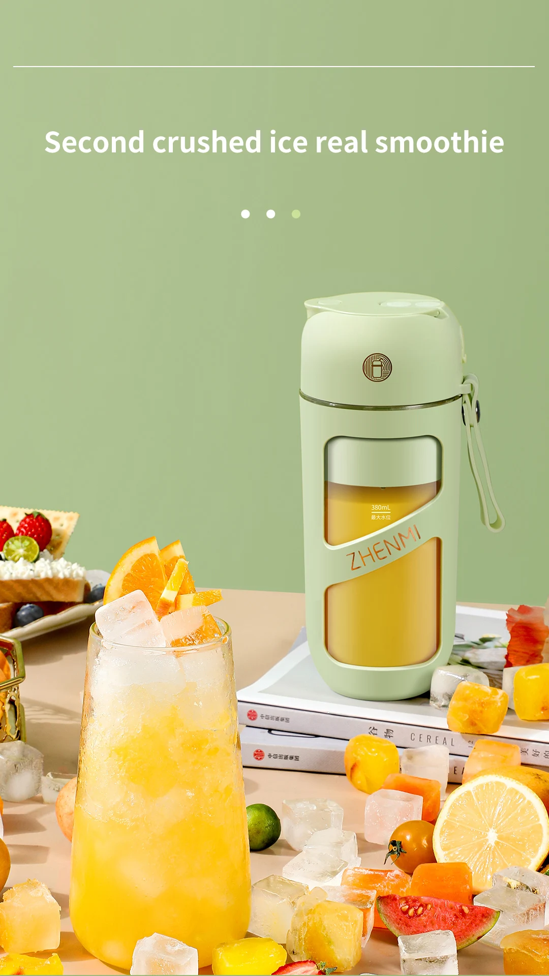 FreshVac Vacuum Blender - 12 Stainless Blades, 380ml Portable Cup ...