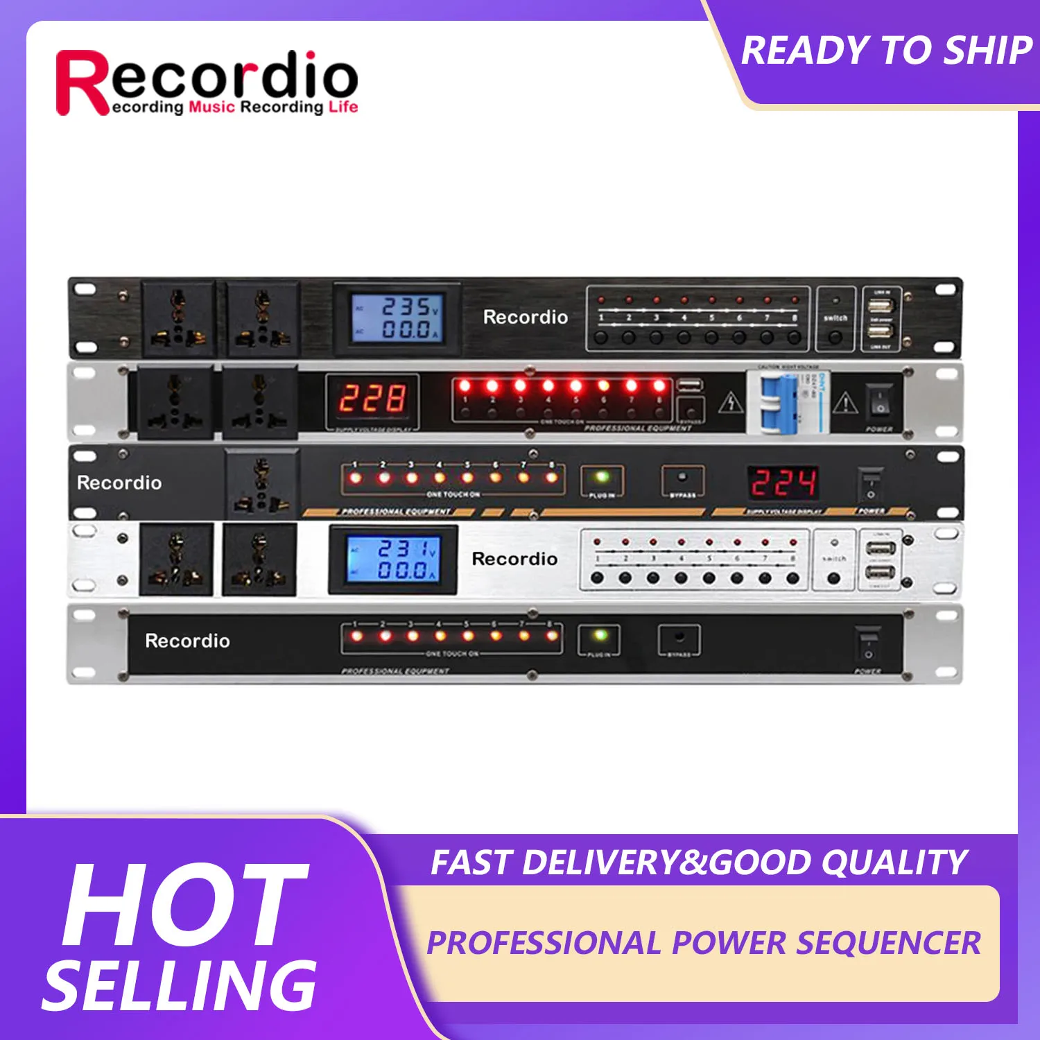 GAX-DB01-Professional-9-channels-DJ-sound-system-DJ-control-power ...