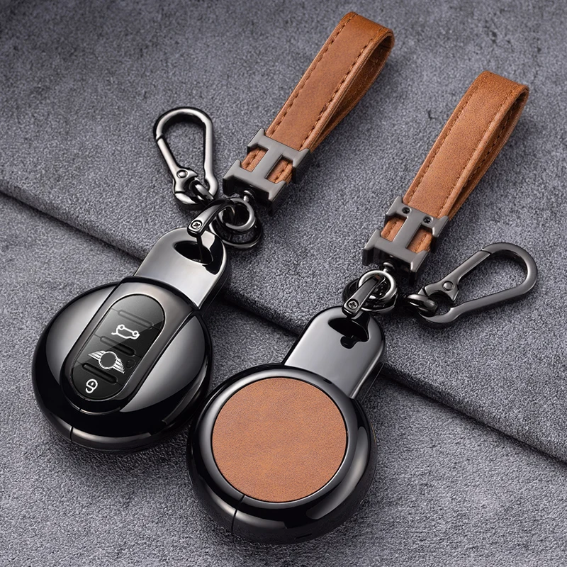 Zinc-alloy-Car-Flip-Folding-Key-Case-Cover-Shell-For-BMW-Mini-COOPERS ...