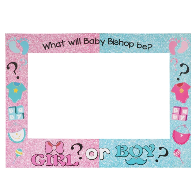 Neutral Baby Shower Border