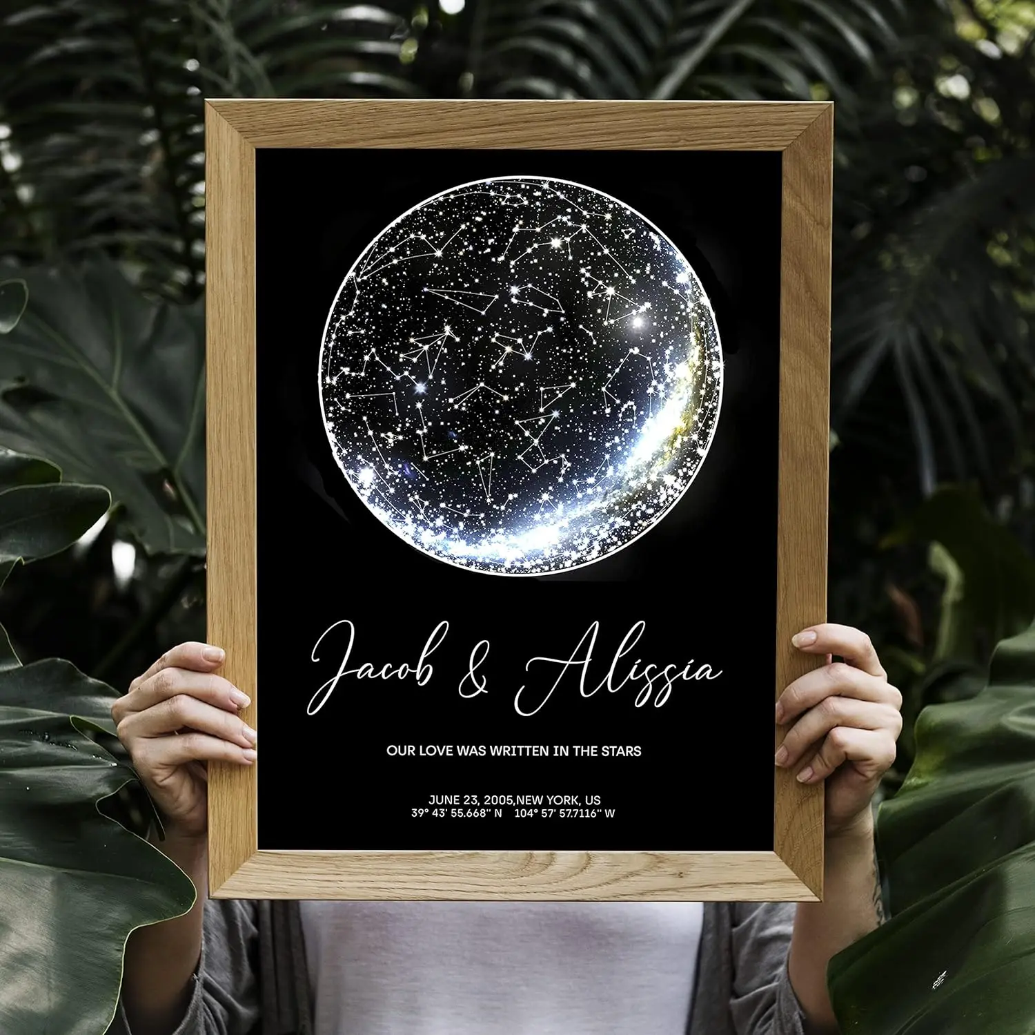 Free-shipping-Custom-Star-Map-Personalized-Constellation-Map-Custom ...
