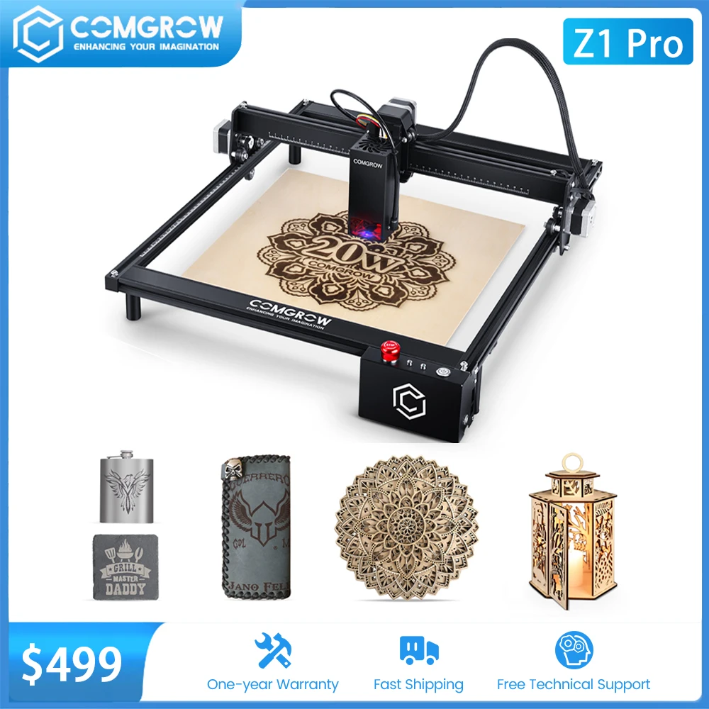 COMGROW-Z1-PRO-Laser-Engraving-Cutting-Machine-20W-Desktop-CNC-Laser ...