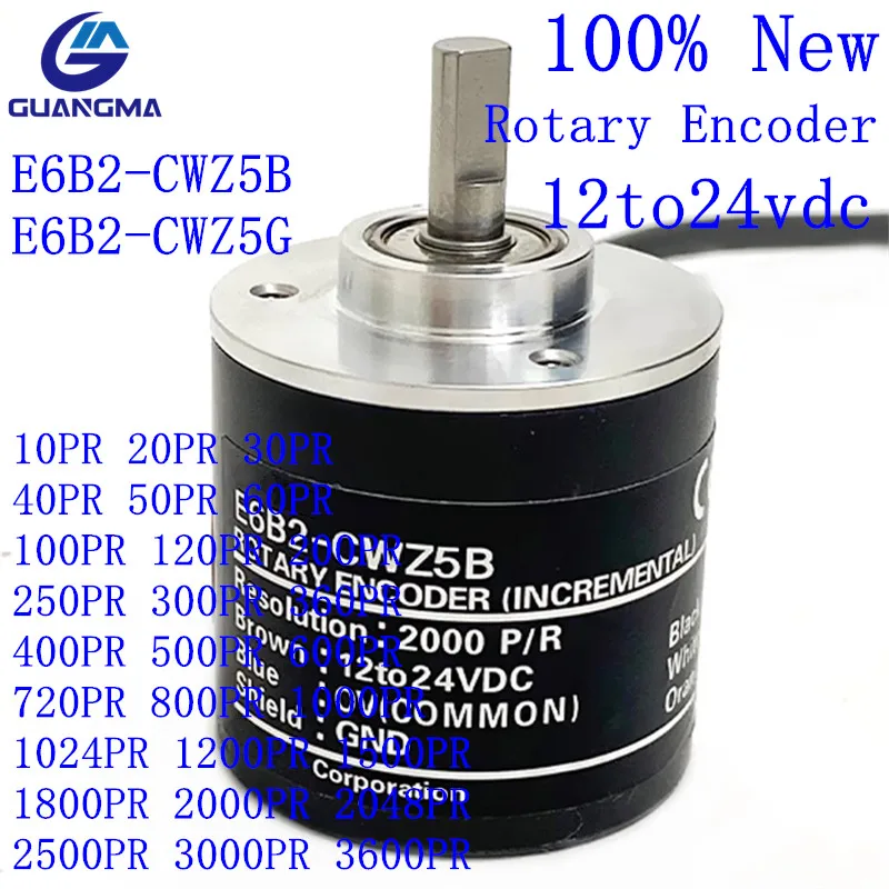 1PCS-100-New-Rotary-Encoder-E6B2-CWZ5B-E6B2-CWZ5G-20-30-60-100-120-200 ...