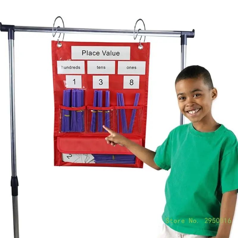 Counting Caddie Place Value Chart 7 Pockets Counting Pocket Chart ...