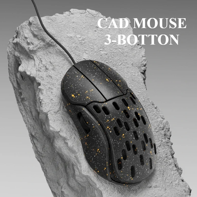 Mifuny-CAD-Mouse-3-button-Side-Scrolling-Wired-Office-Mouse-Lightweight ...