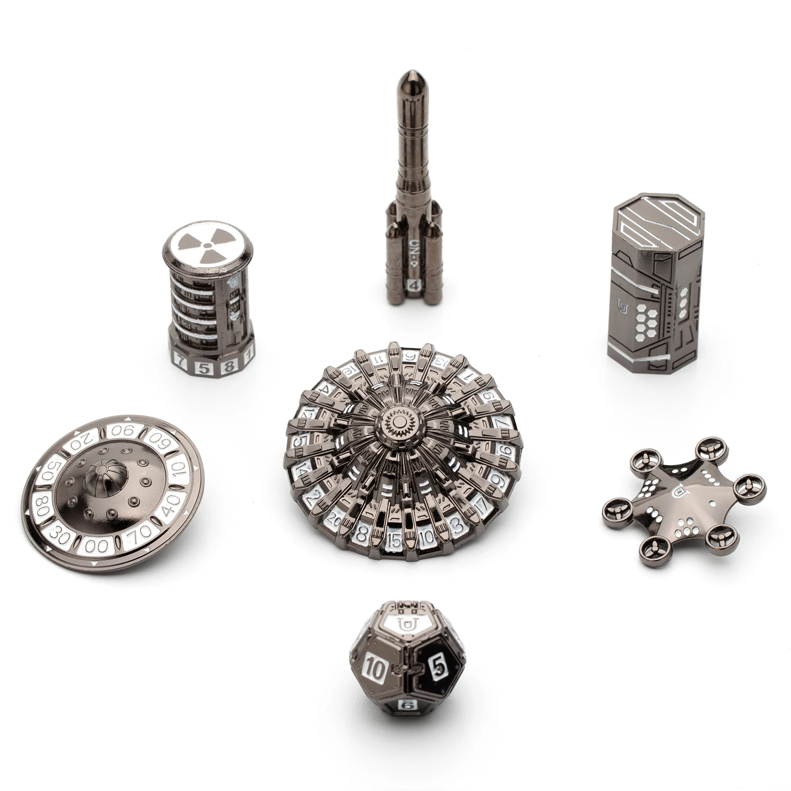 Metal-DND-Dice-Set-7pcs-Polyhedral-Dice-Set-with-Gift-Box-Role-Playing ...