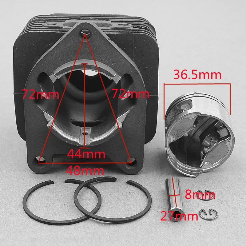 Cylinder Piston Kit For 30cc Homelite Ryobi String Trimmer Tiller ...