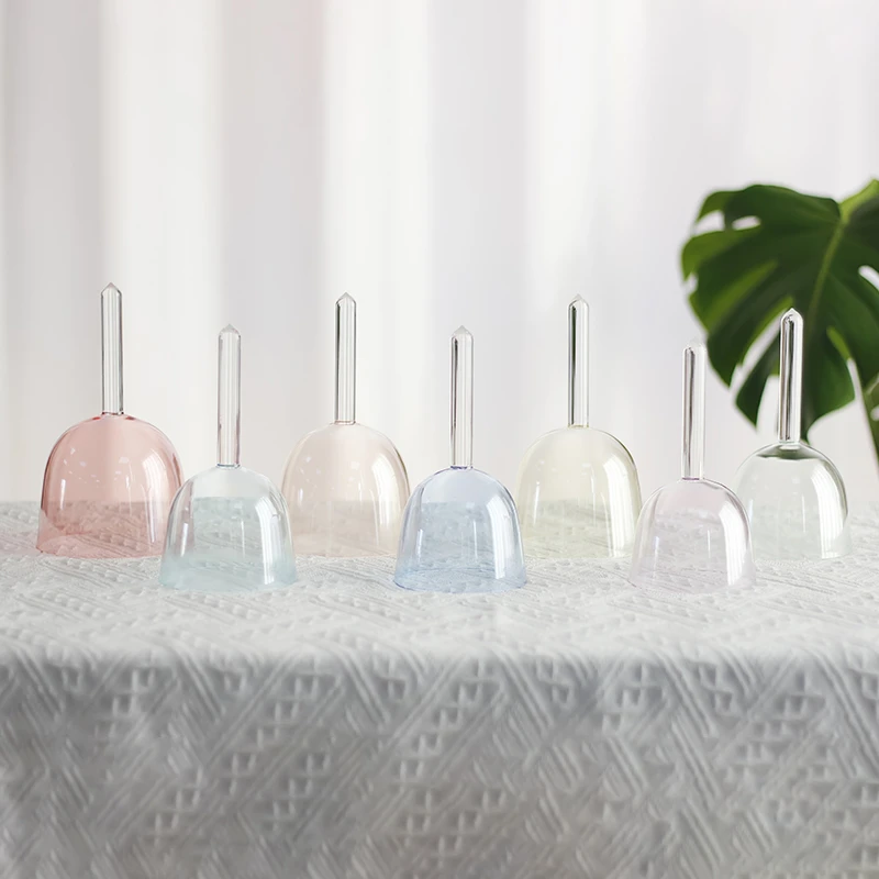 Colourful Handheld Crystal Bowl Yoga Meditation Meditation Stress ...