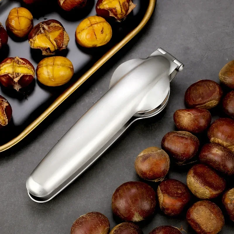 1pc Chestnut MachineStainless Steel Chestnut Cracker Opener Sheath ...
