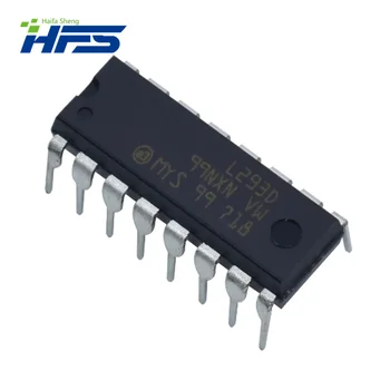 5PCS L293 L293D DIP DIP16 DIP-16 IC Motor Driver Drive Chip PAR PusH Pull 4 Four Channel Module ...