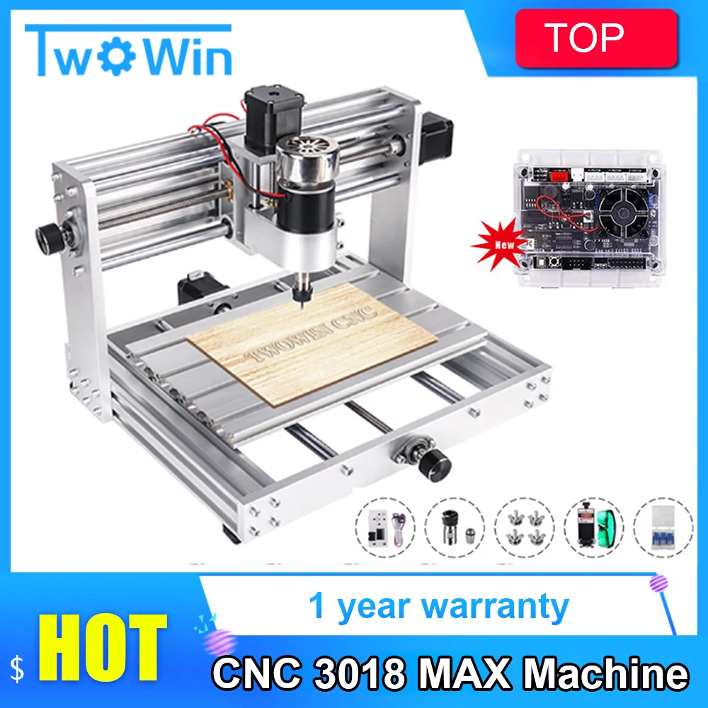 CNC 3018 Pro MAX Engraver,5500mw/15w Big Power Laser ,GRBL Control With ...